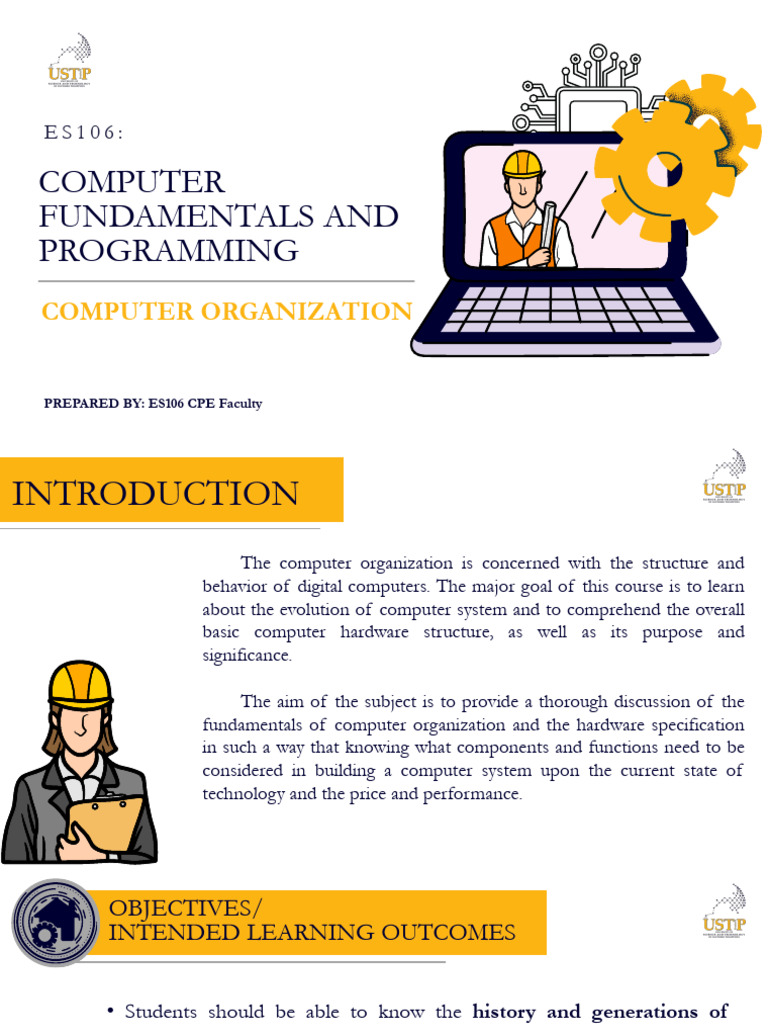 ES106-CFP-Module 1 - Computer Organization | PDF | Computer Hardware | Computer Program