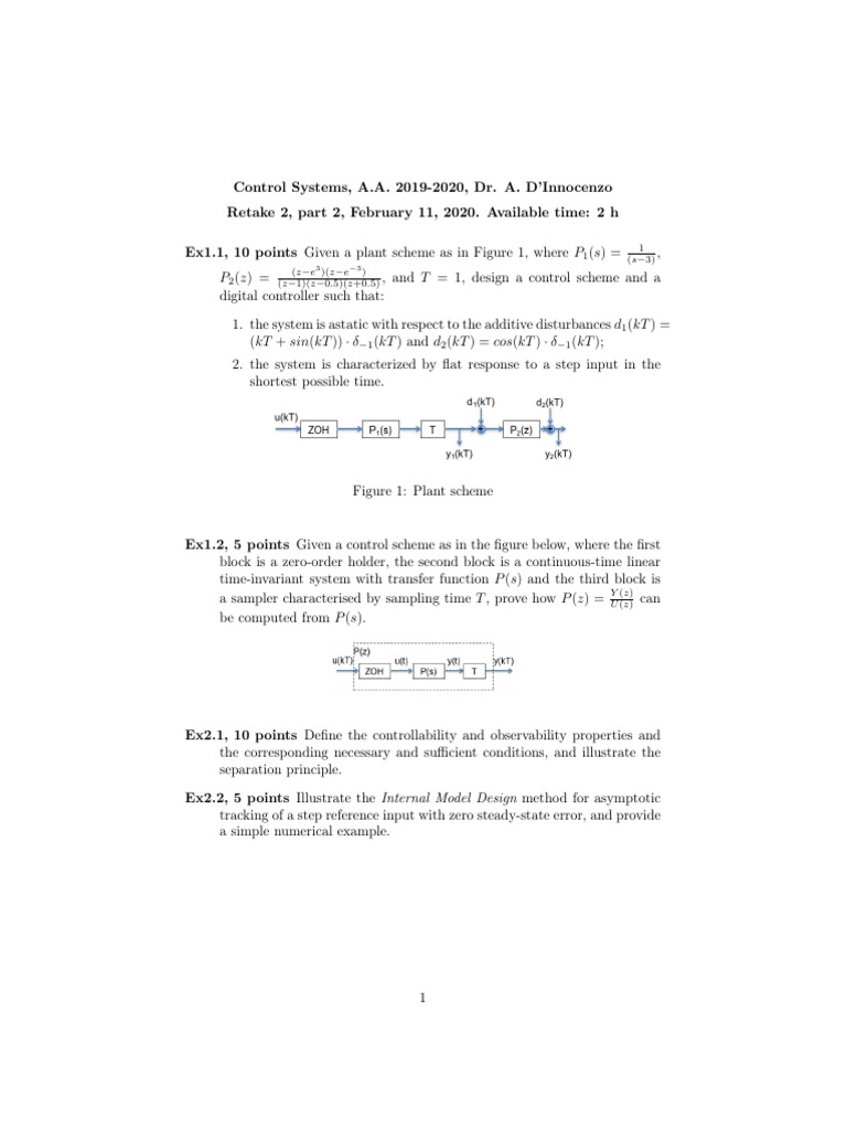 Control Systems Design and Analysis Guide | PDF | Teaching Methods ...