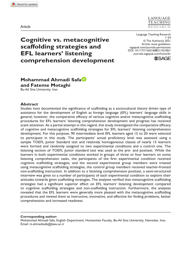ahmadi-safa-motaghi-2021-cognitive-vs-metacognitive-scaffolding-strategies-and-efl-learners ...