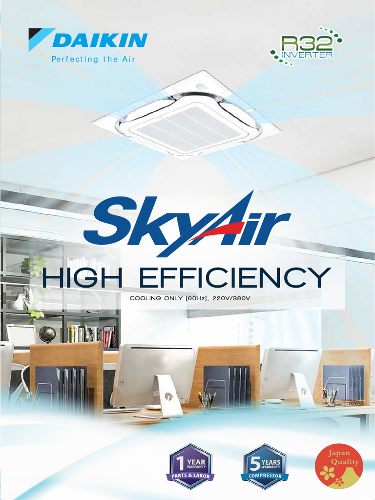 Daikin - Split Type Wall Mounted - Catalogue | PDF | Manufactured Goods ...
