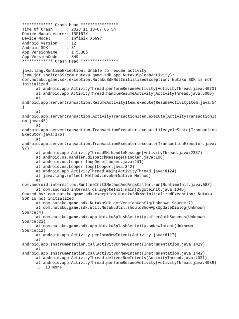 Mod Menu Crash 2023 11 18-07 05 54 | PDF