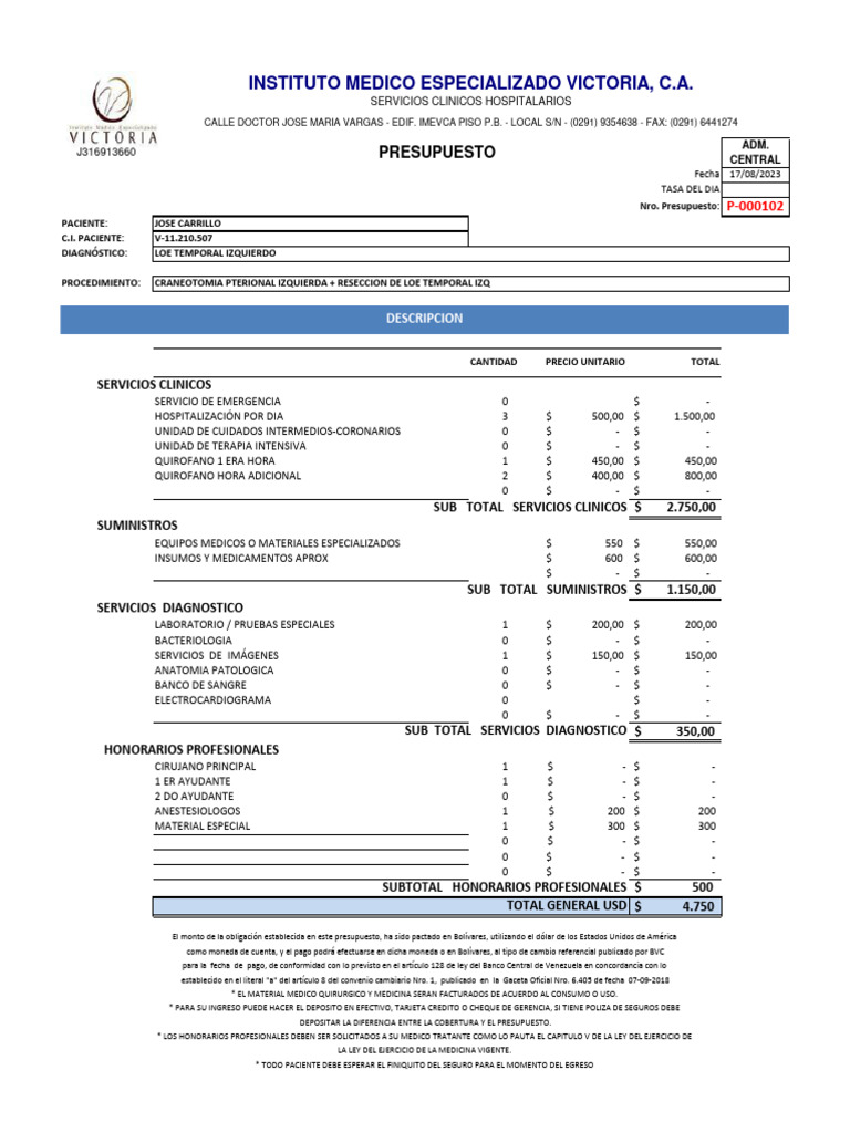 Ptto Jose Carrillo (Act) | PDF | Medicina