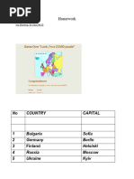 Capitalele țărilor din Europa | PDF