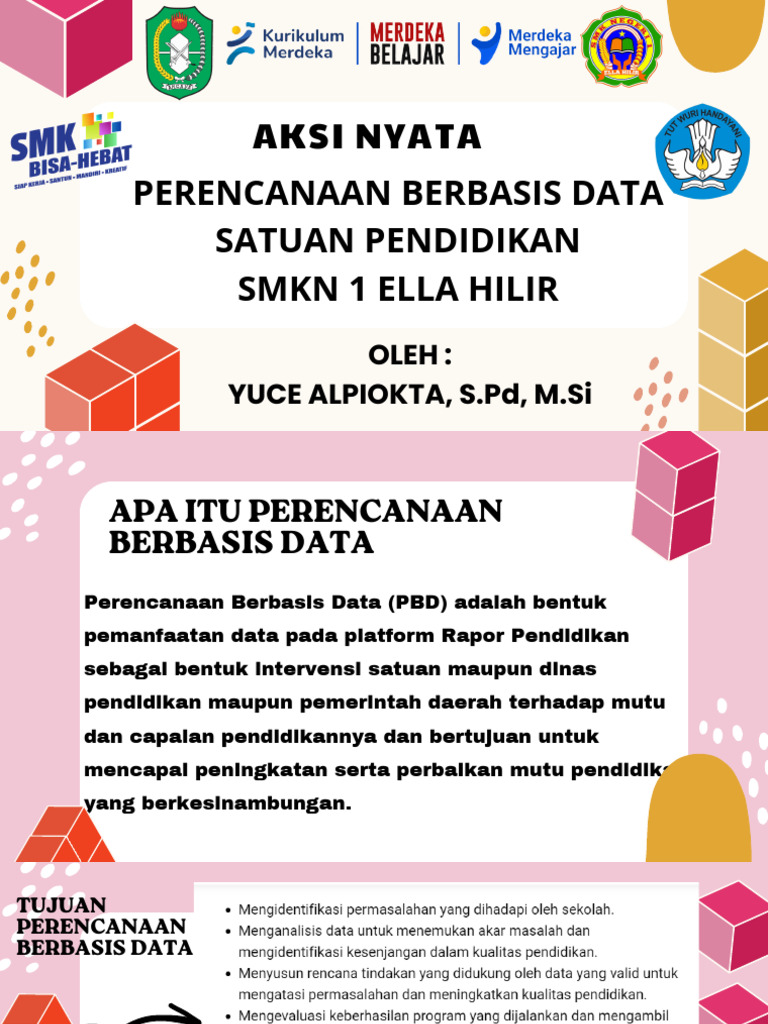 Perencanaan Berbasis Data Satuan Pendidikan | PDF