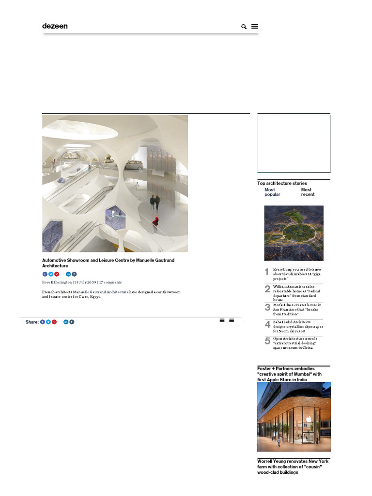 Automotive Showroom by Gautrand | PDF