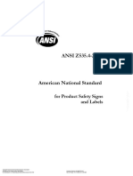 Ansi Z535.1 2017 Safety Color | PDF | Color | Hue