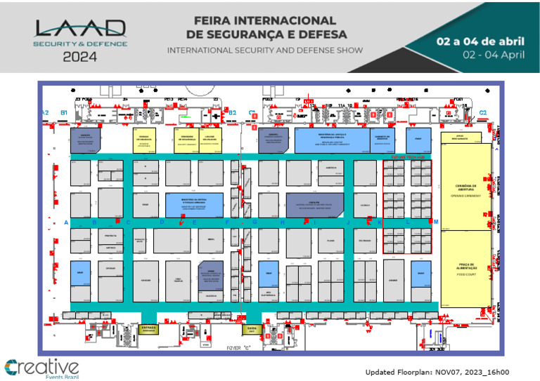 LAAD 2024 Security Floorplan Overview | PDF