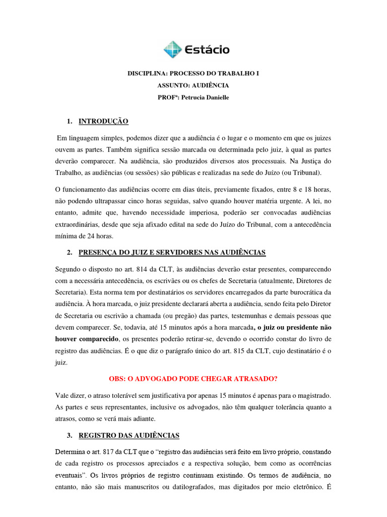 Aula 9. Audi Ncia | PDF