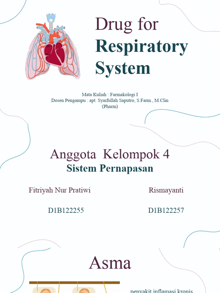 Mekanisme Obat Asma - Farmakologi I | PDF