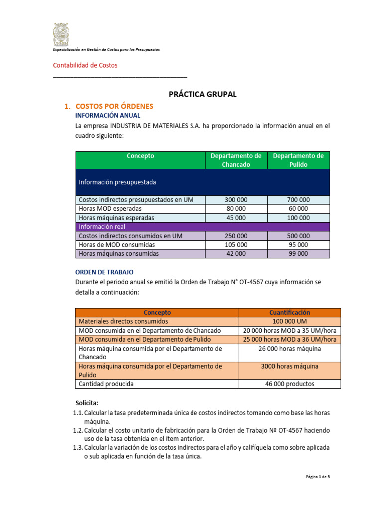 Práctica Grupal Nro4 | PDF | Presupuesto
