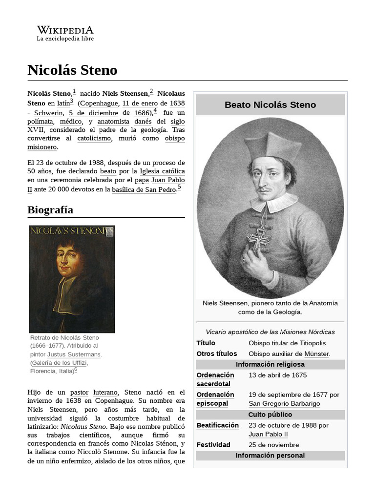 Nicolás Steno | PDF