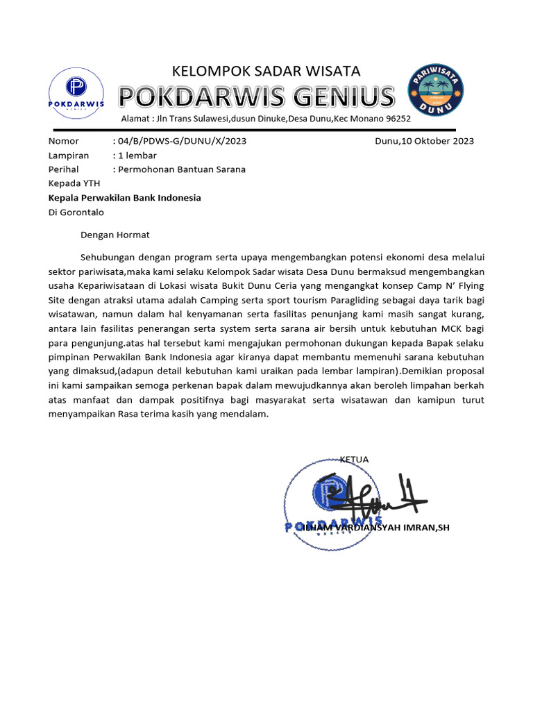 Proposal Bank Indonesia | PDF