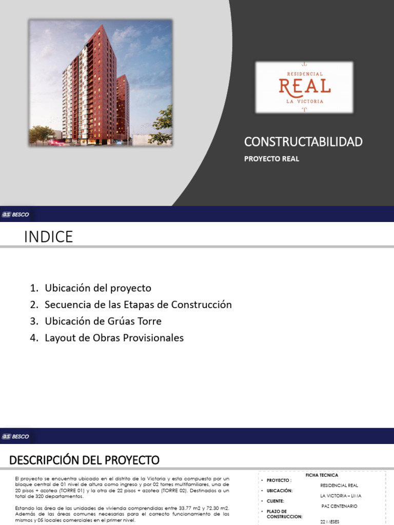 REAL Constructibilidad Rev.01 2022.06.24 | Descargar gratis PDF | Sótano | Edificios y estructuras