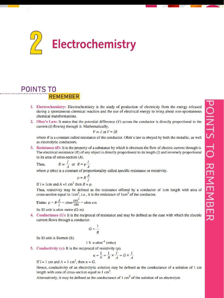 Electrochemistry | PDF