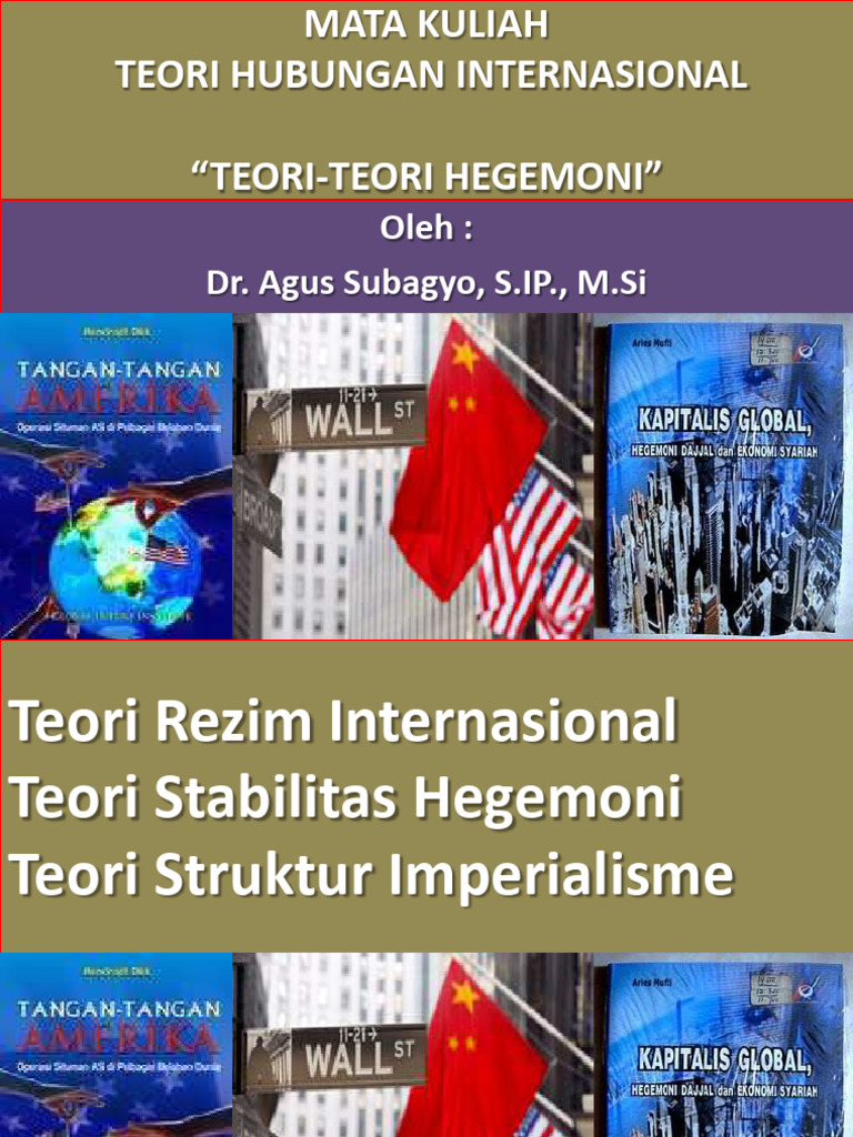 Presentasi Teori Teori Hegemonik 20111 | PDF