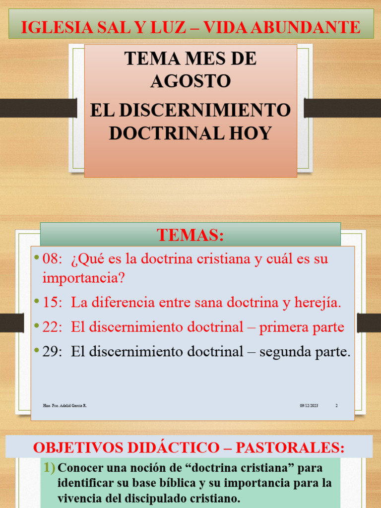 DISDOC - Tema III - Doctrinas Esenciales y No | PDF | Trinidad | Biblia