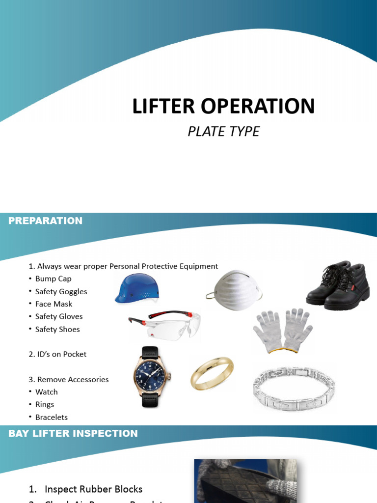 Lifter Operation Safety Guidelines | PDF | Business