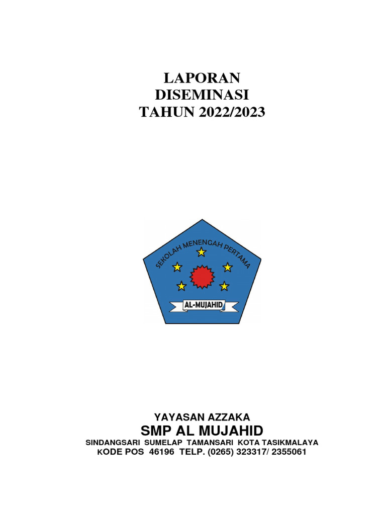 Laporan Diseminasi 20222023 | PDF