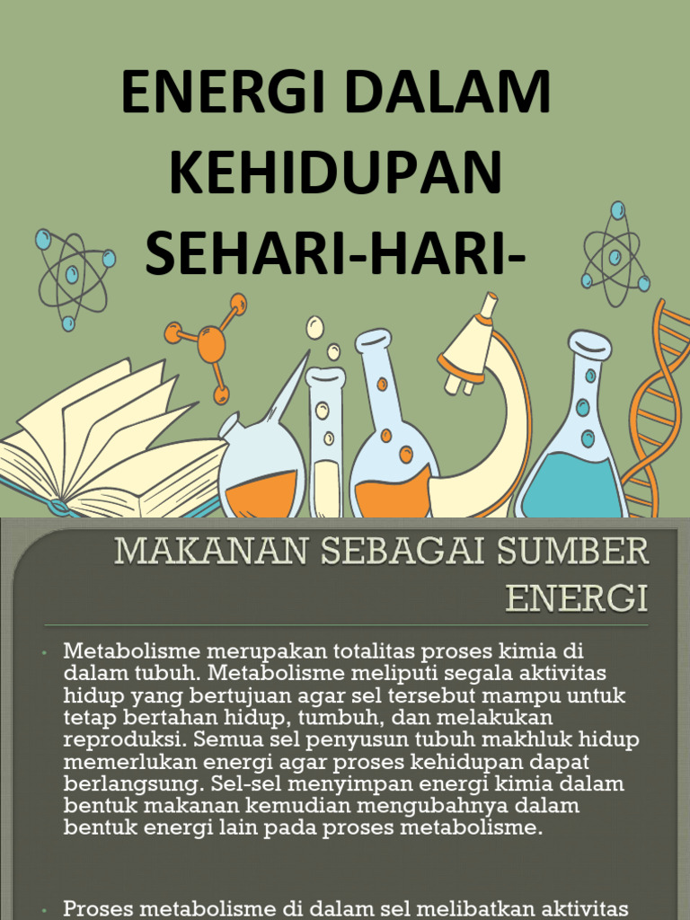 Bab 6 Energi Dalam Sistem Kehidupan | PDF | Sains & Matematika
