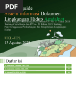 Persetujuan Lingkungan & RKL-RPL Rinci Melalui OSS - BKPM | PDF