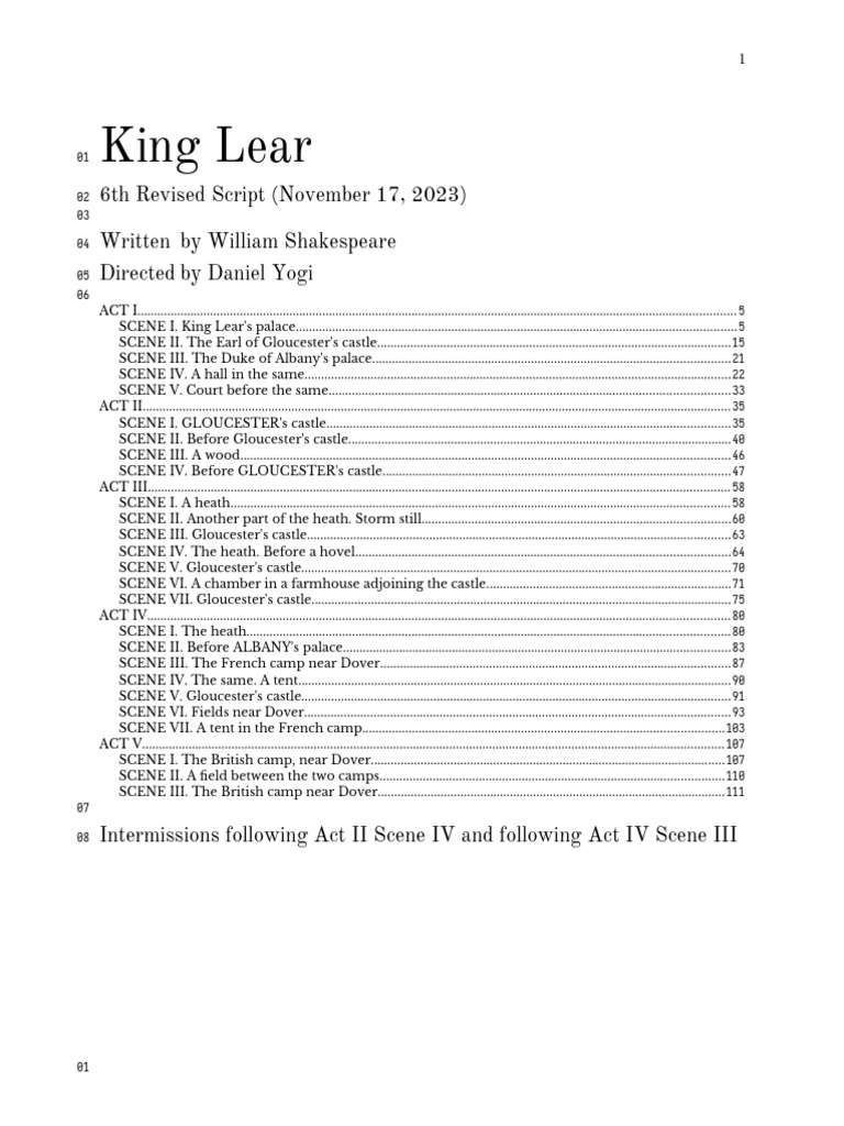 King_Lear_script_r6 | PDF
