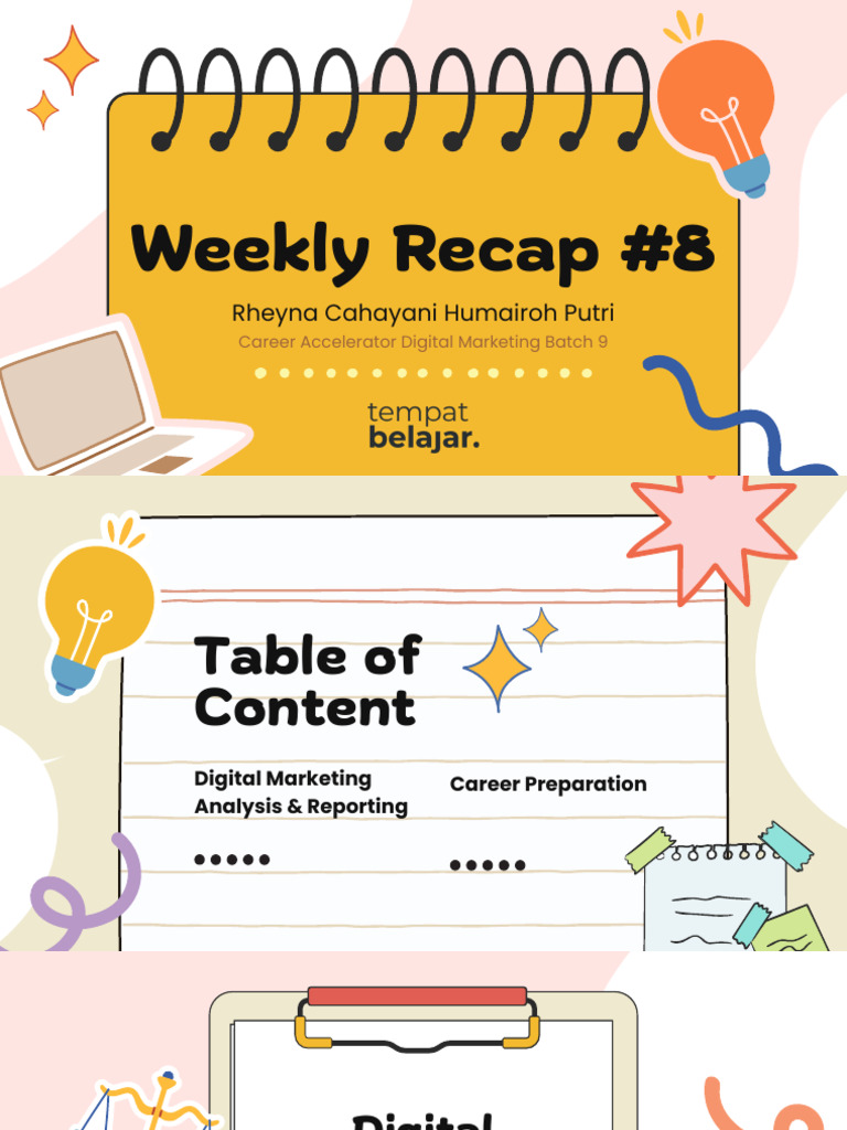 Weekly Recap #8 | PDF