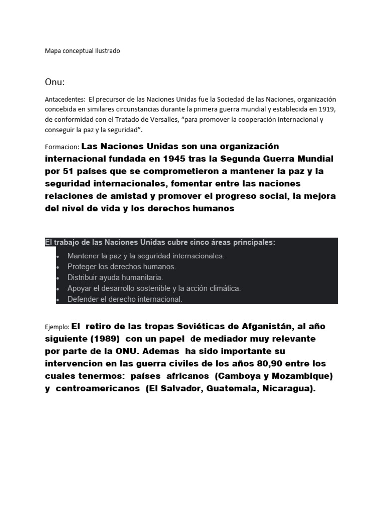 Mapa Conceptual Ilustrado | PDF