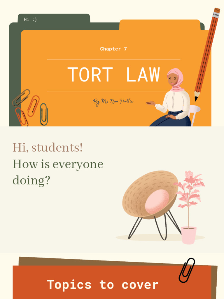 Chapter 7 - Tort Law | PDF | Tort | Negligence Chapter 7 - Tort Law | PDF | Tort | Negligence