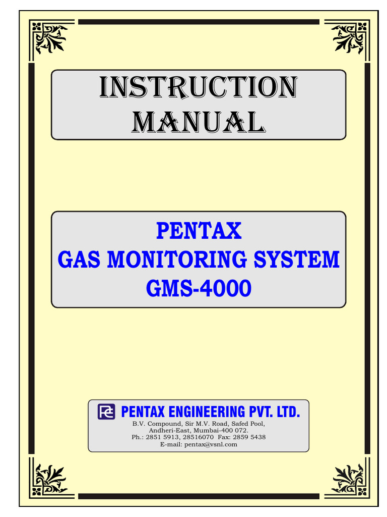 GMS Manual Pentax | PDF | Technology & Engineering