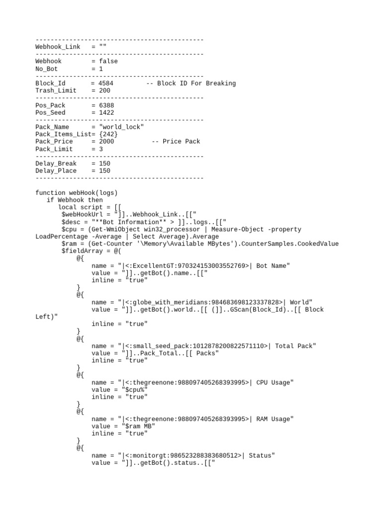 SC Auto PNB No Gaut V2.lua | PDF