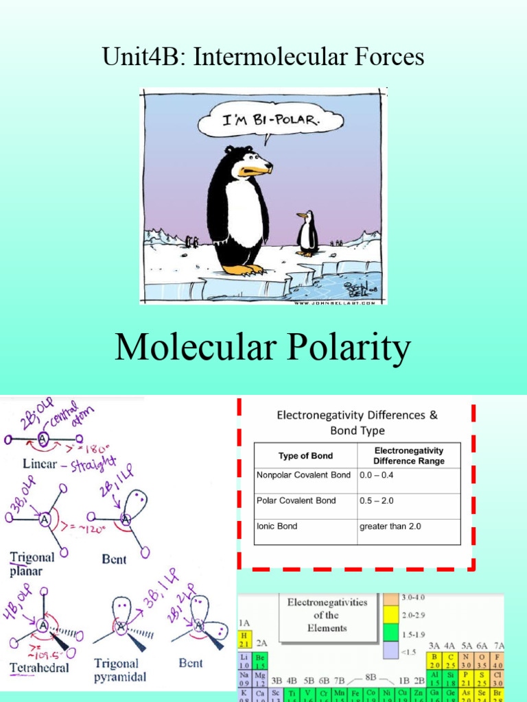 1Notes_Polarity of Molecules | PDF | Chemical Polarity | Chemical Bond