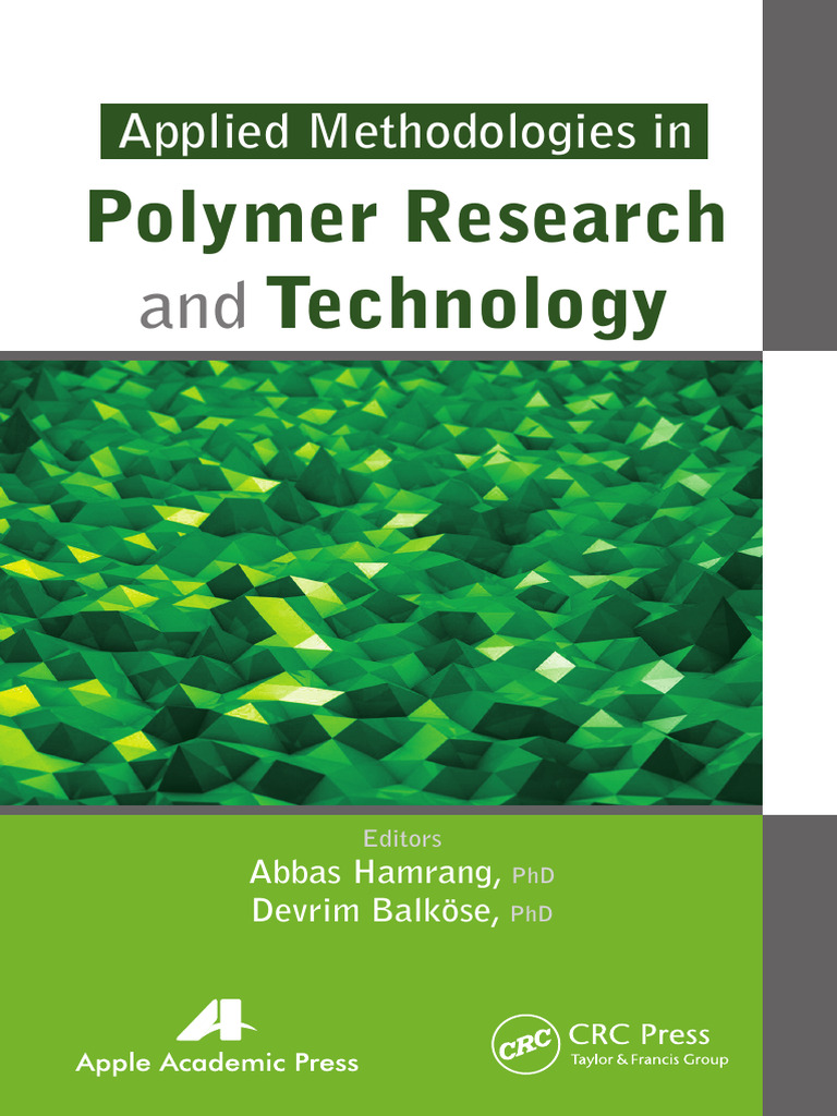 Polymer Research Methods Guide | PDF | Polymers | Methodology