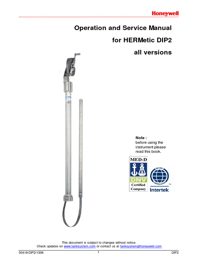 HERMetic DIP2 Operation Manual | PDF