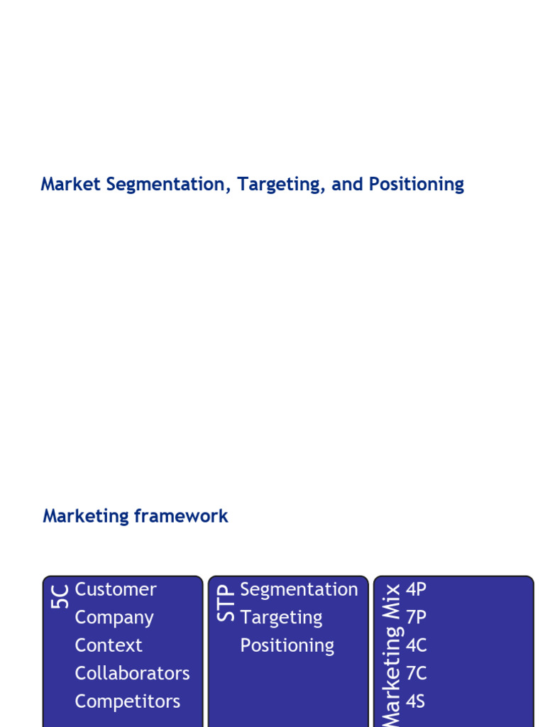 Segmentation Targeting Positioning | PDF
