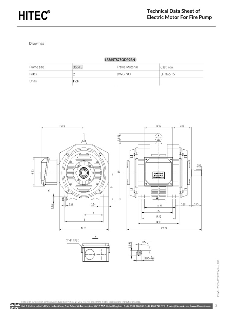 Pump Dimension | PDF