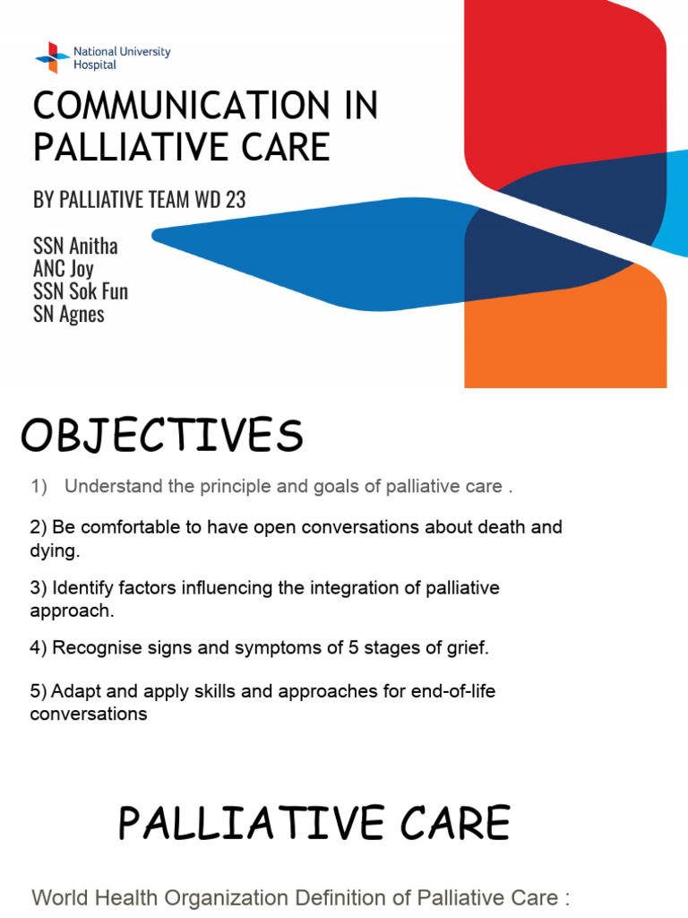Communication in Palliative Care | PDF | Palliative Care | Diseases And ...