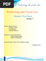 Performing and Visual Art Grade 7 Student Text Book | PDF | Foreign ...