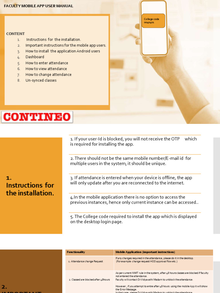 Updated Mobile App User Manual (NMIT) | PDF | Mobile App | Android ...
