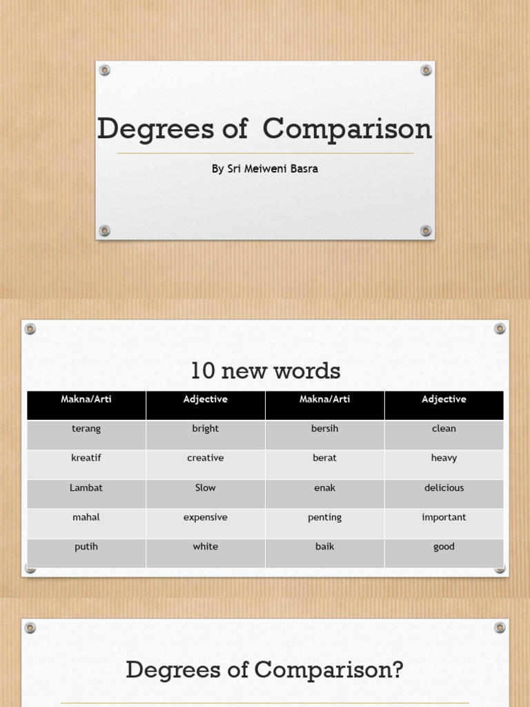 11 Degree of Comparison | PDF | Adjective | Grammar