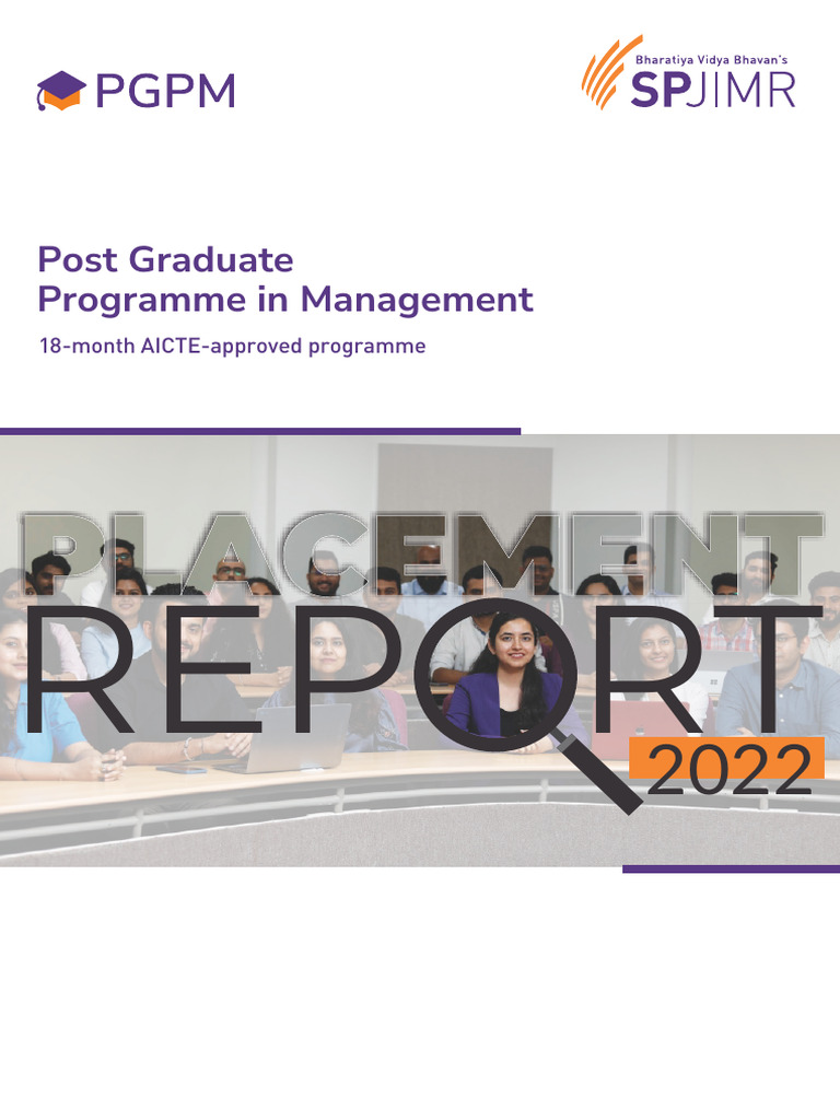 PGPM Placement Report 2022 | PDF | Business | Computers