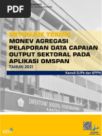 Juknis Pengisian Data Realisasi Capaian Output Satker | PDF