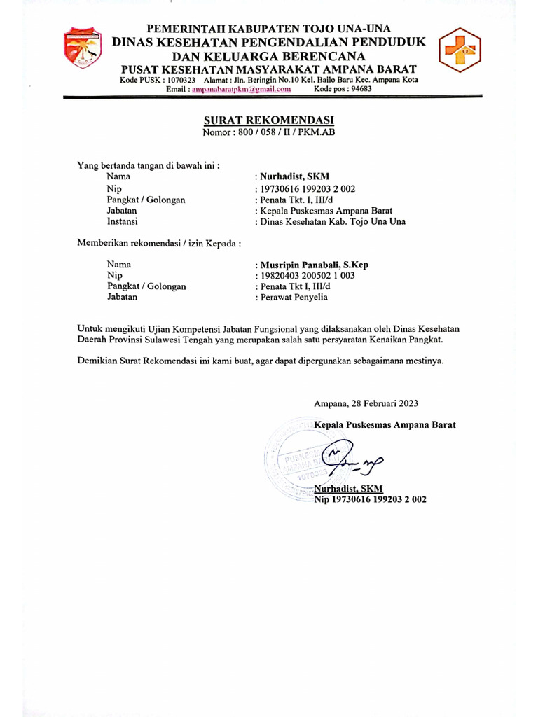 Rekomendasi Ukom DOC-20230302-WA0004 | PDF