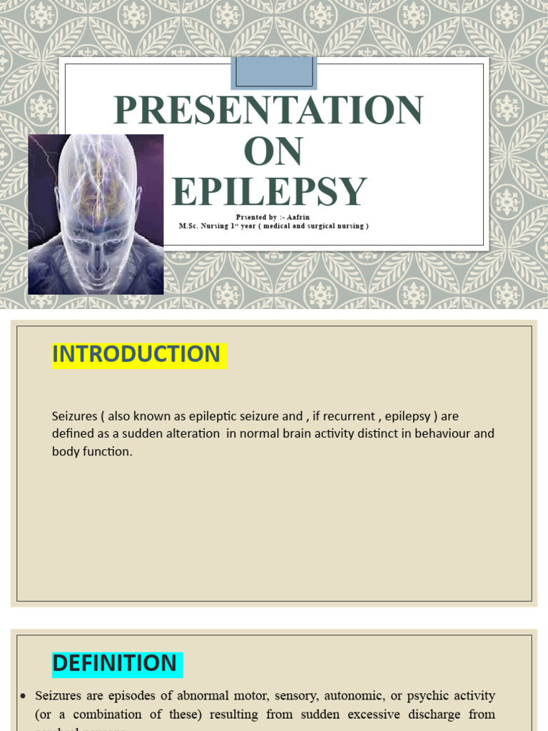 Overview of Epilepsy and Seizures | PDF | Epilepsy | Electroencephalography