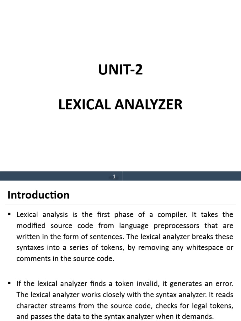 CD Unit-2 | PDF | Computer Programming | Computing