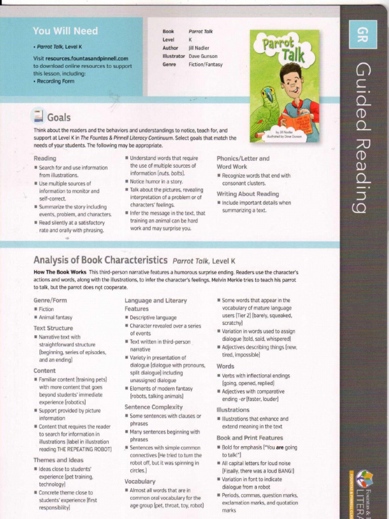 Parrot Talk | PDF
