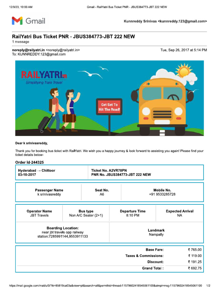 Rail Yatri | PDF