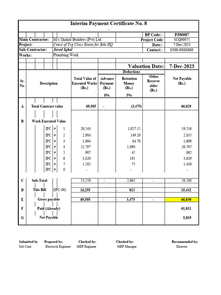 IPC-8@ Javed Plumbing 7 Dec 2023 Class Room | PDF | Pipe (Fluid ...