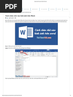 Hướng dẫn ghép ảnh chồng nhau trong Word | PDF