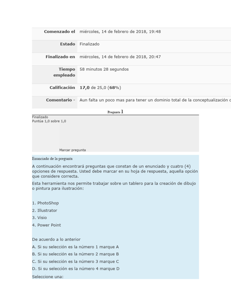 Multimedia Quiz 1 | Descargar gratis PDF | Proposición | Multimedia