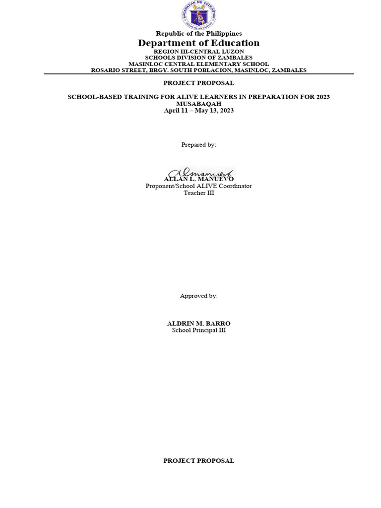 ALIVE Learners Training for Musabaqah 2023 | PDF | Abrahamic Religions